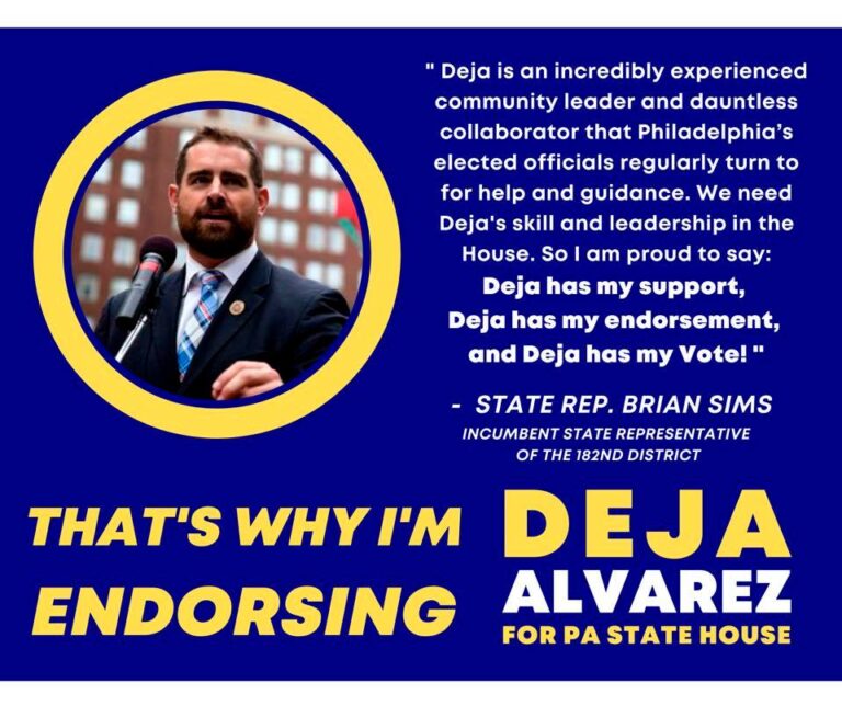 Deja Alvarez also running for Brian Sims' Seat - PhillyGayCalendar