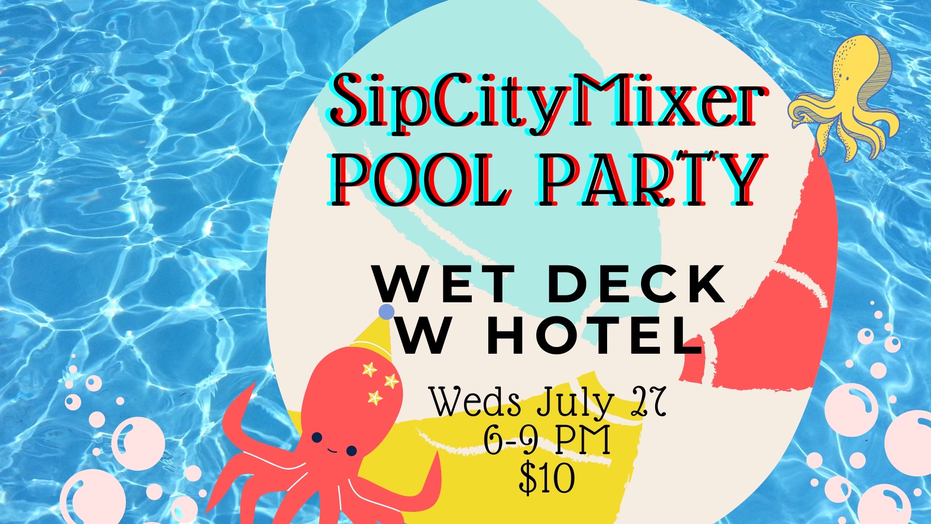 Sip City Pool Party - PhillyGayCalendar