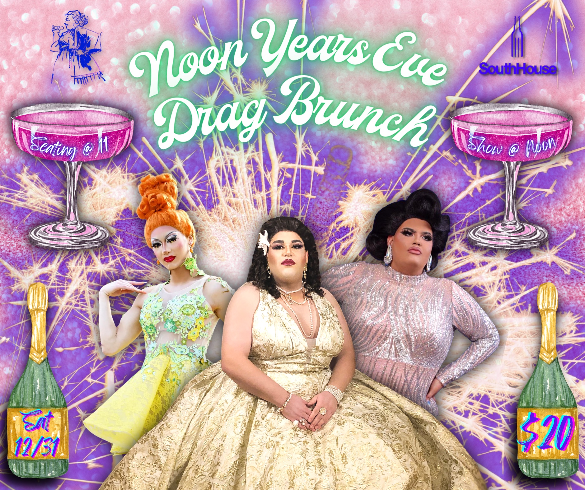 Noon Years Eve Drag Brunch - PhillyGayCalendar