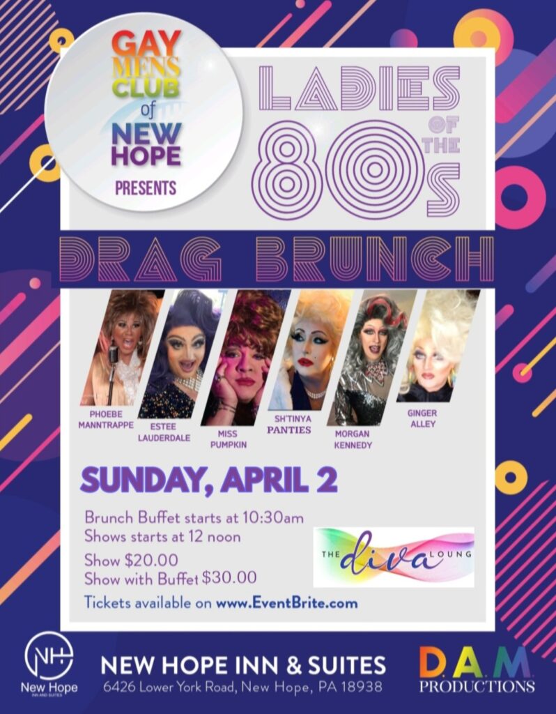 DRAG BRUNCH - Ladies of The 80's - PhillyGayCalendar
