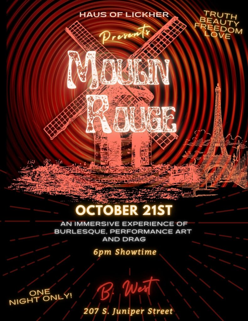 Moulin Rouge Invitation