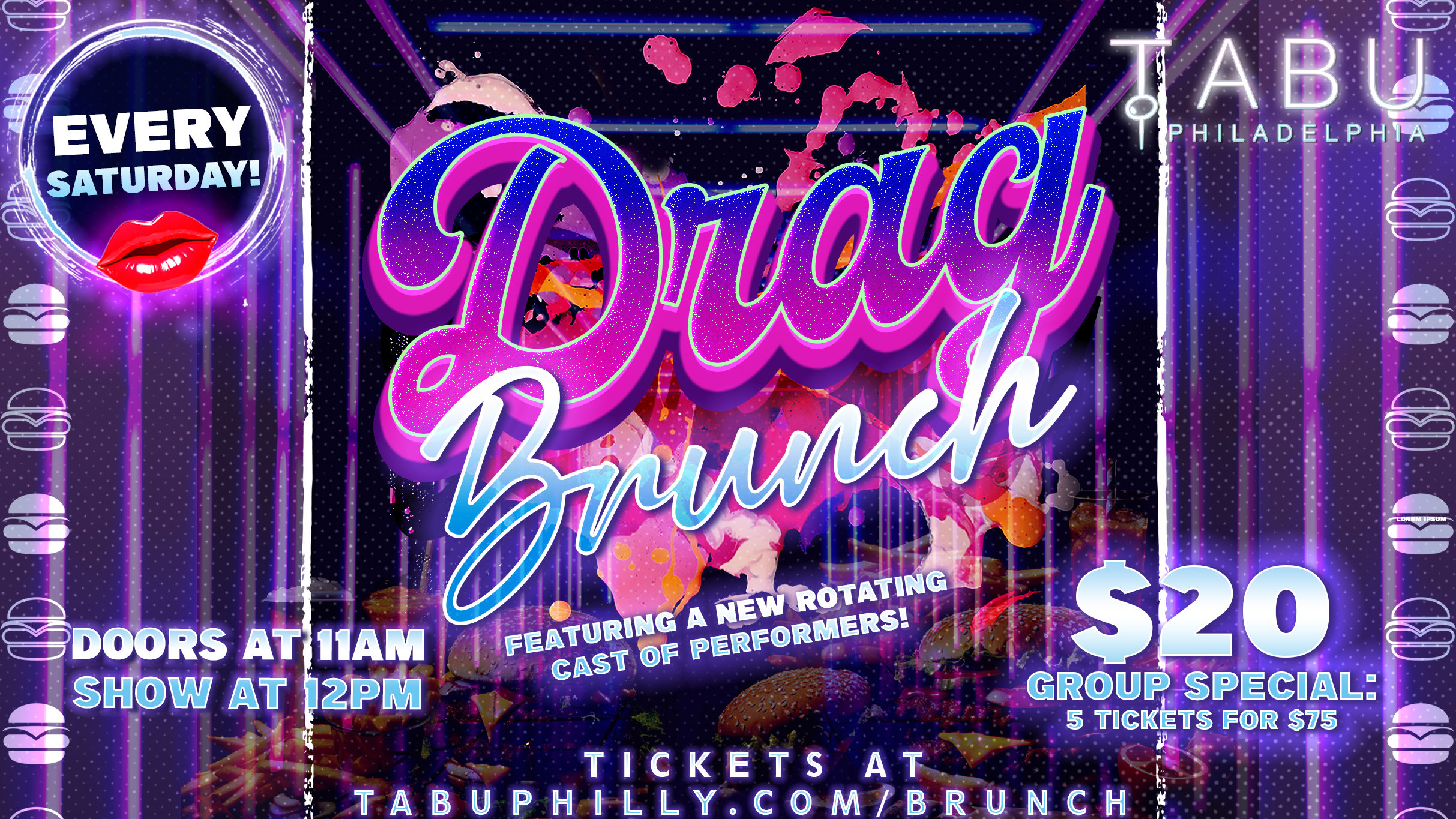 TABU DRAG BRUNCH - PhillyGayCalendar