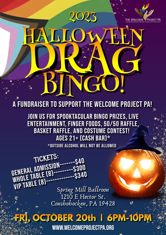 Halloween Drag Bingo Fundraiser! - PhillyGayCalendar