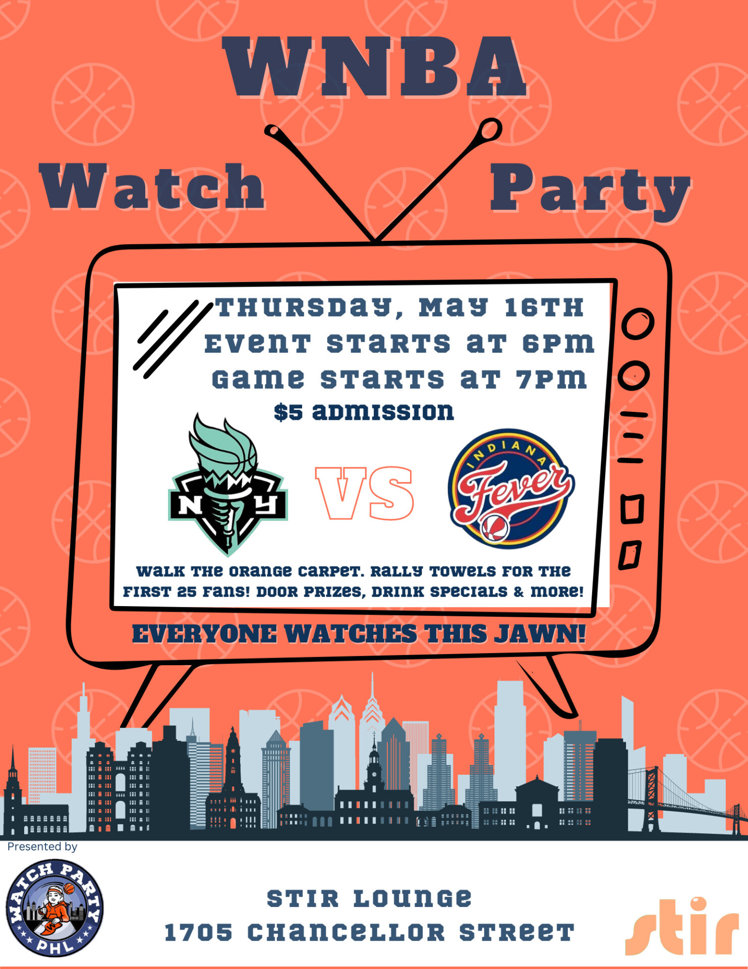 WNBA Monthly Watch Party Kick Off Event - PhillyGayCalendar