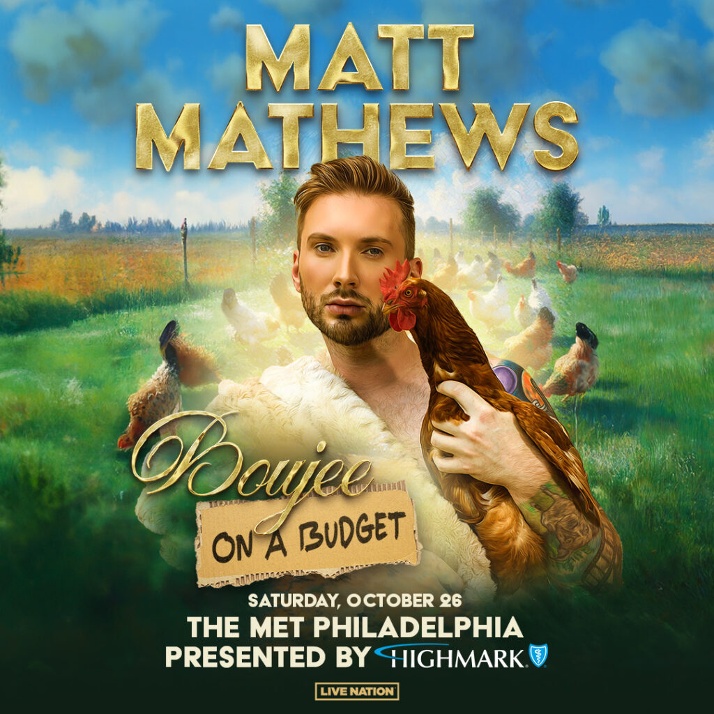 Matt Mathews at The Met Philadelphia Sat, Oct 26th - PhillyGayCalendar