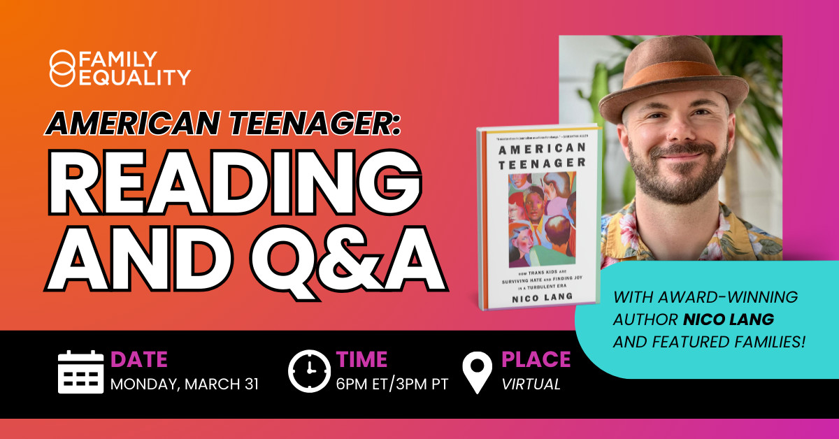 American Teenager: A Reading and Q&A with Nico Lang - PhillyGayCalendar
