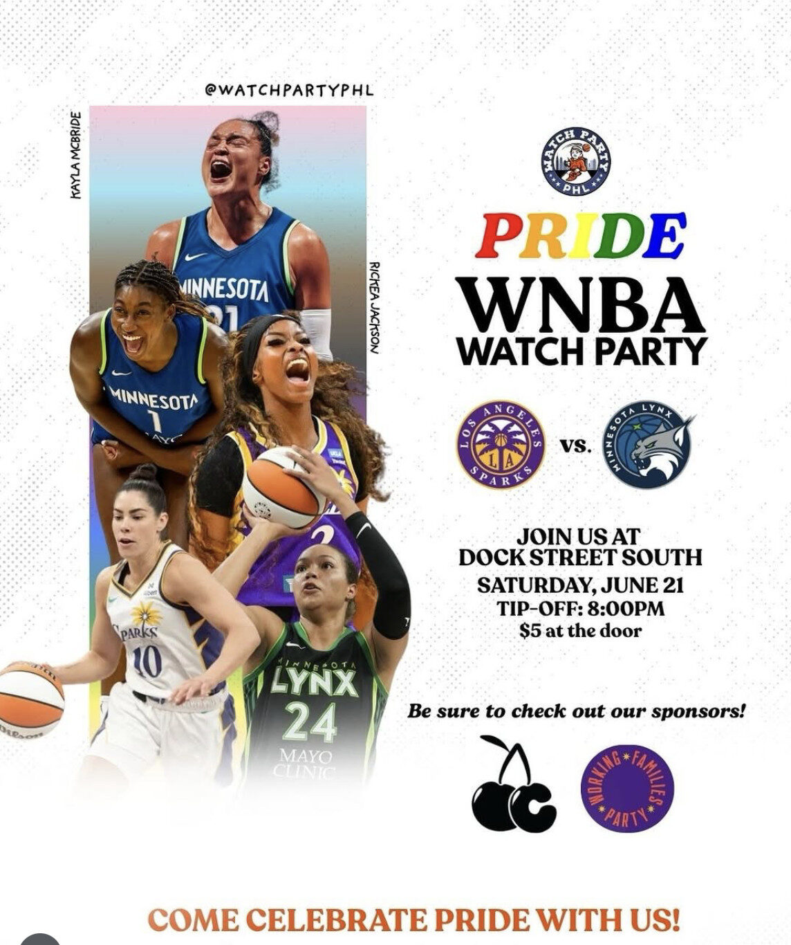 WNBA Pride Watch Party - PhillyGayCalendar