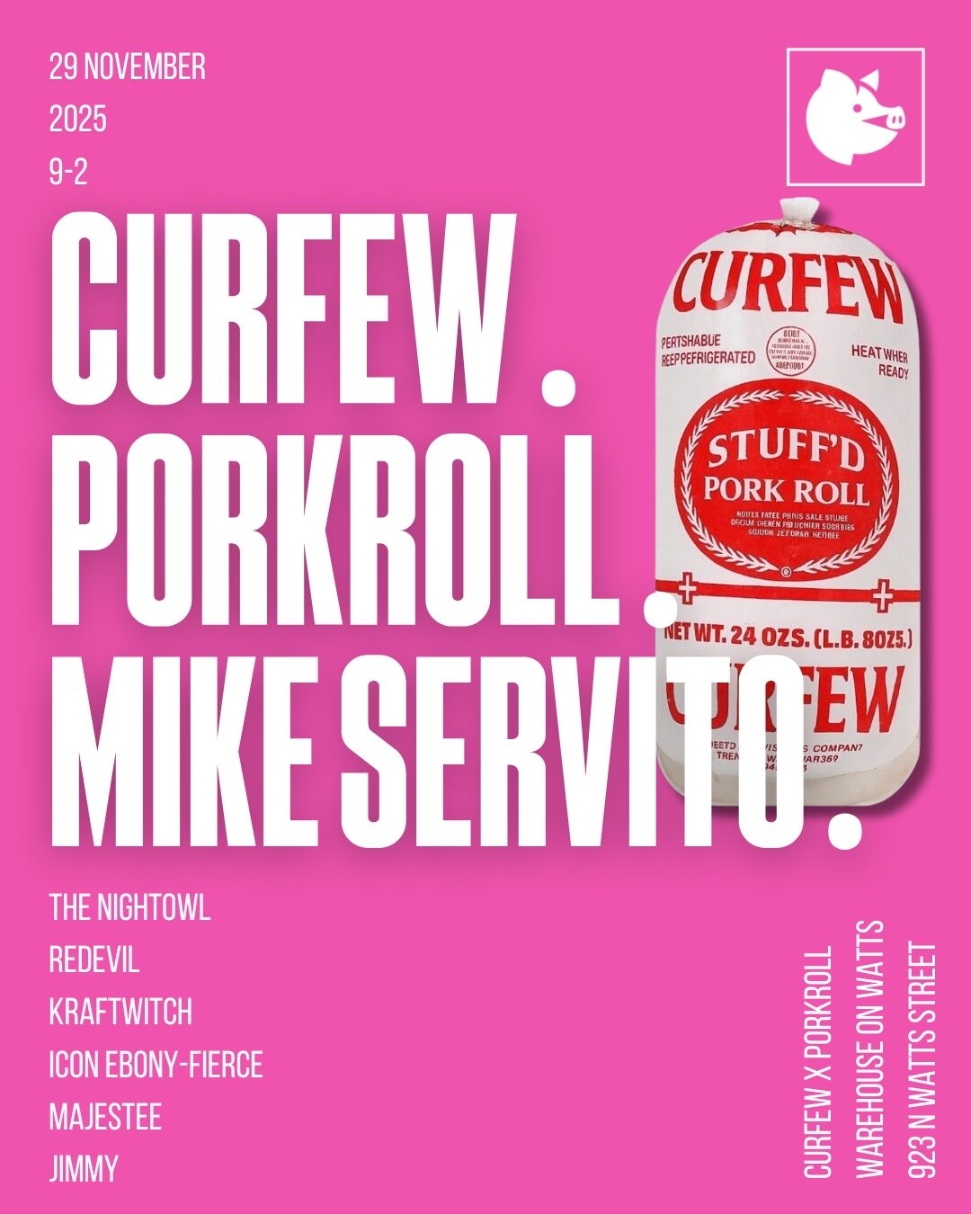 CURFEW x PORKROLL present MIKE SERVITO - PhillyGayCalendar